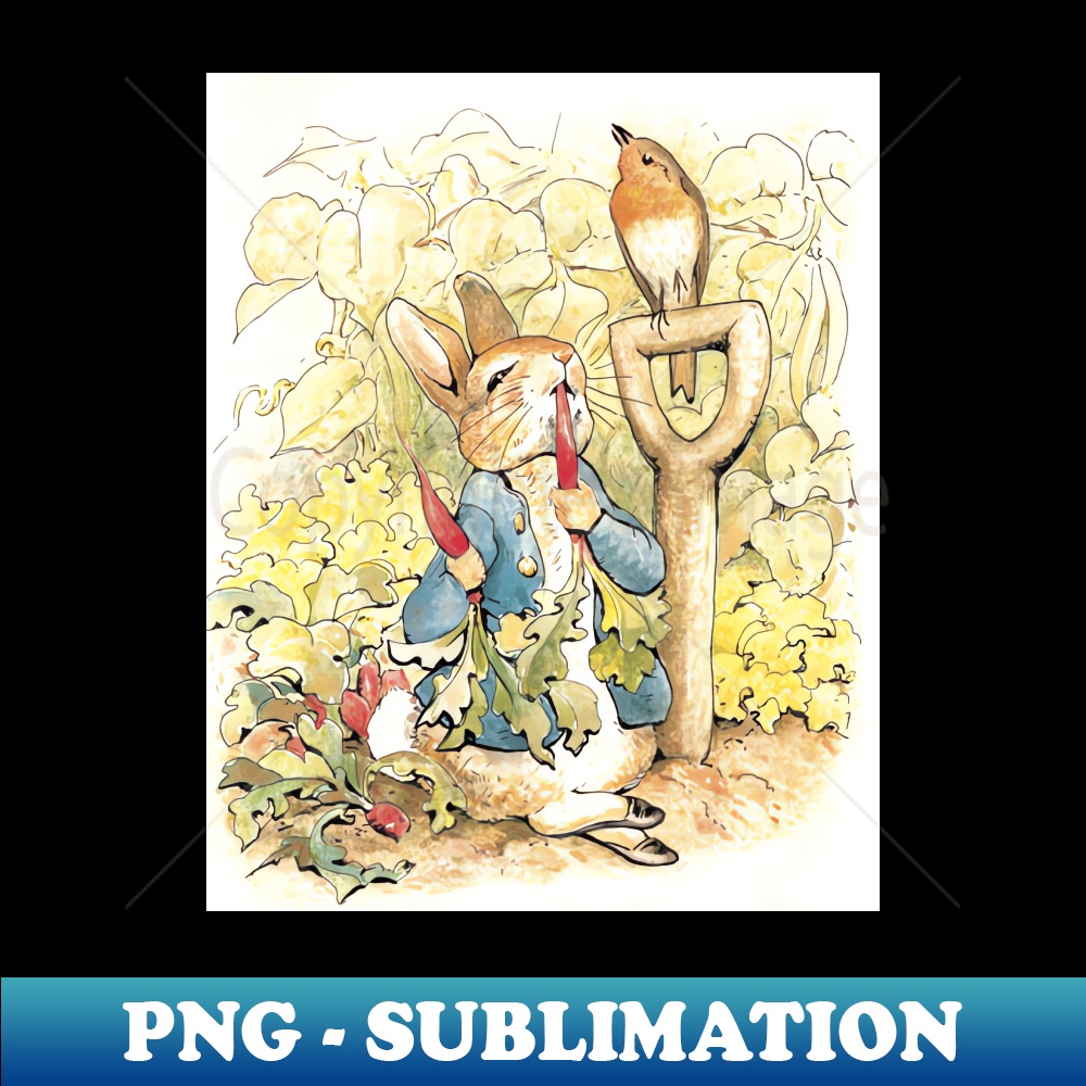 Peter Rabbit in the Garden - Beatrix Potter - Premium PNG Su | Inspire ...