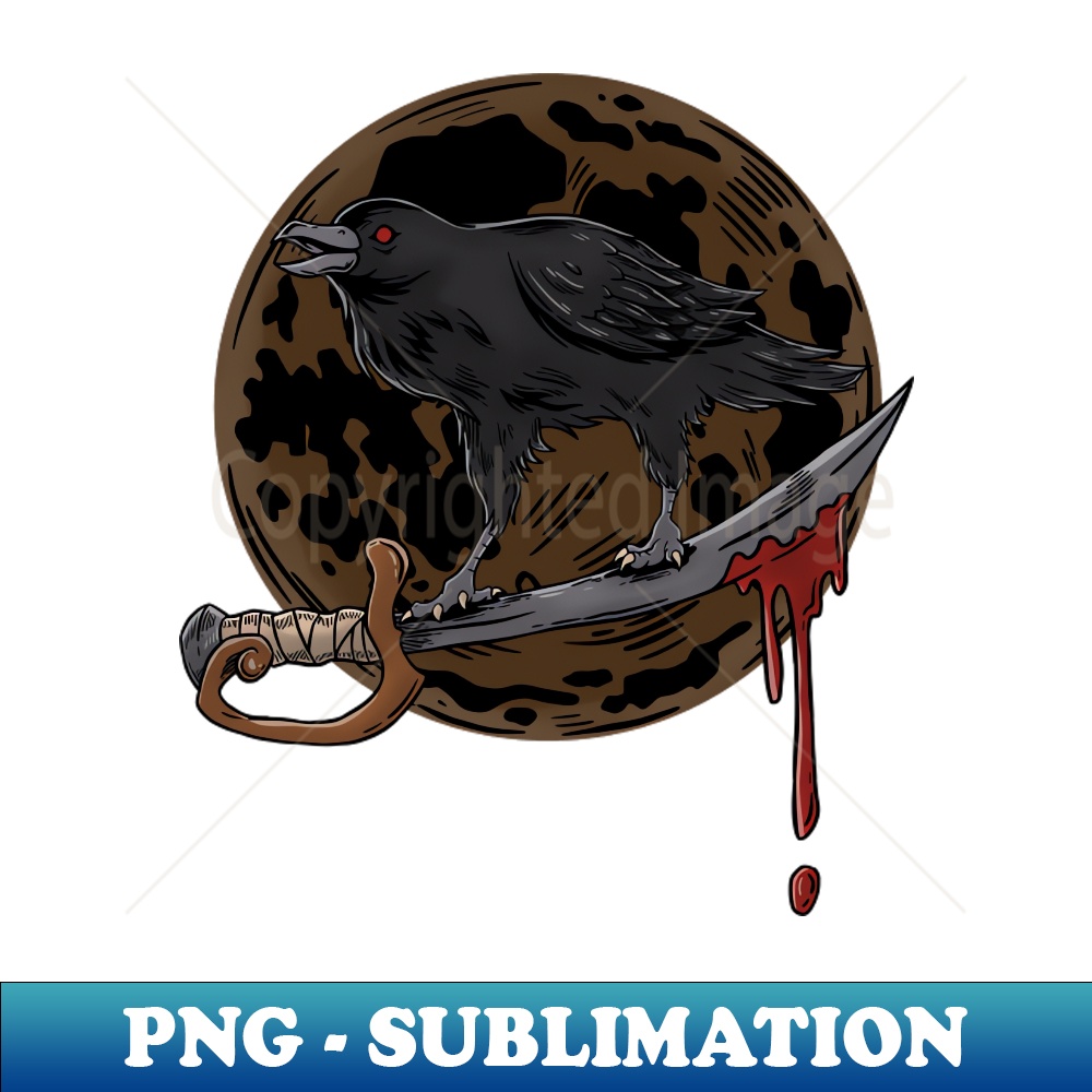RAVEN MOON SWORD - Artistic Sublimation Digital File - Enha | Inspire ...