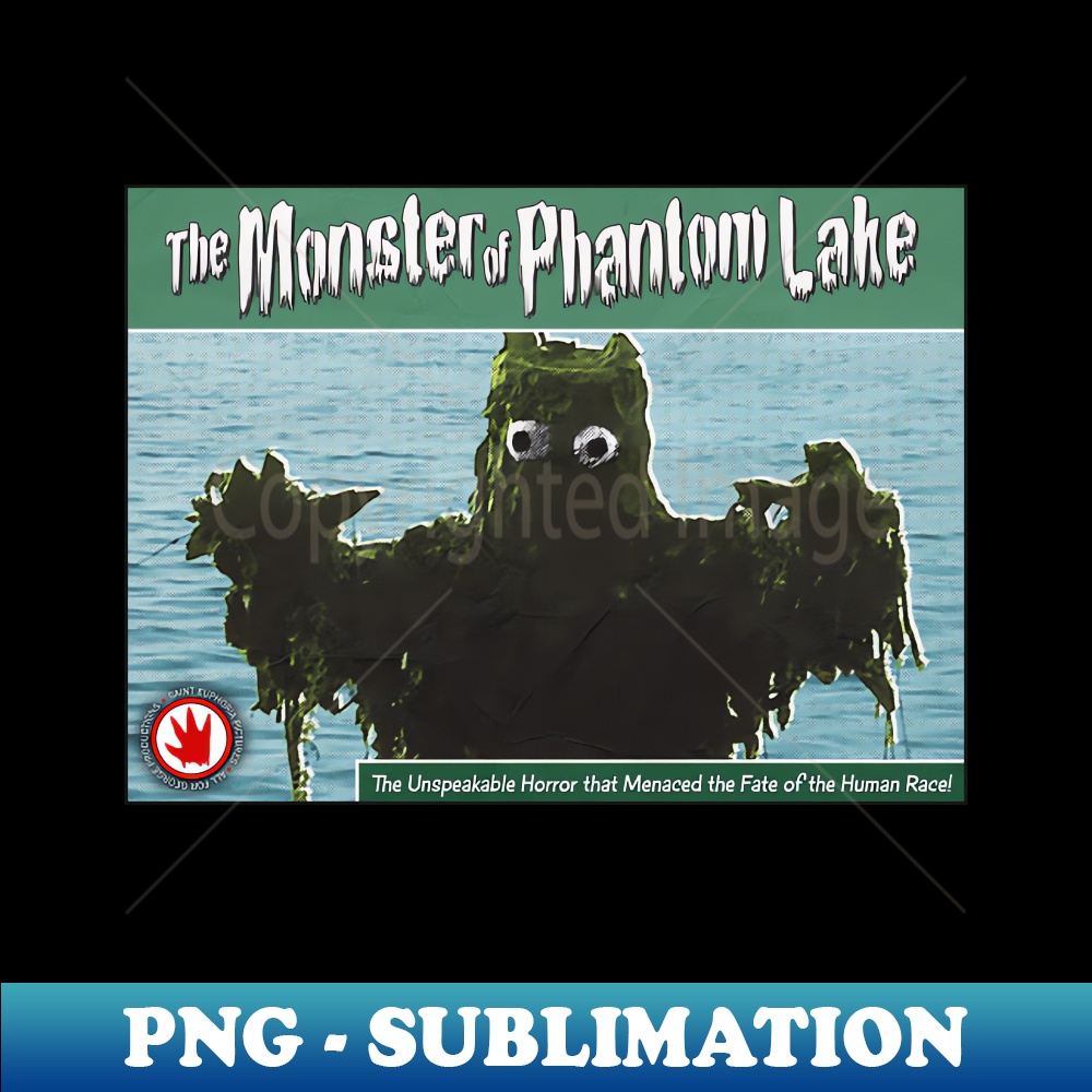 The Monster of Phantom Lake - PNG Sublimation Digital Downlo | Inspire ...