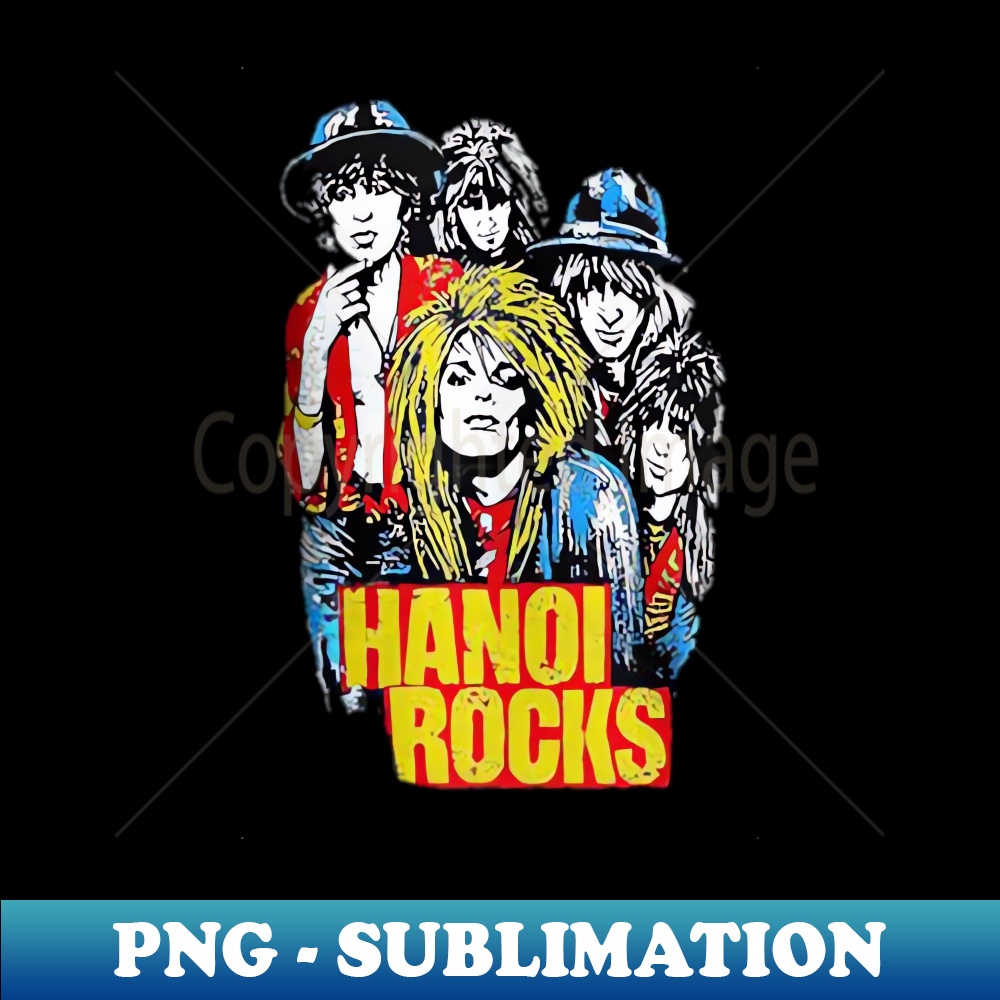 Hanoi rocks - PNG Transparent Sublimation Design - Bring You - Inspire ...