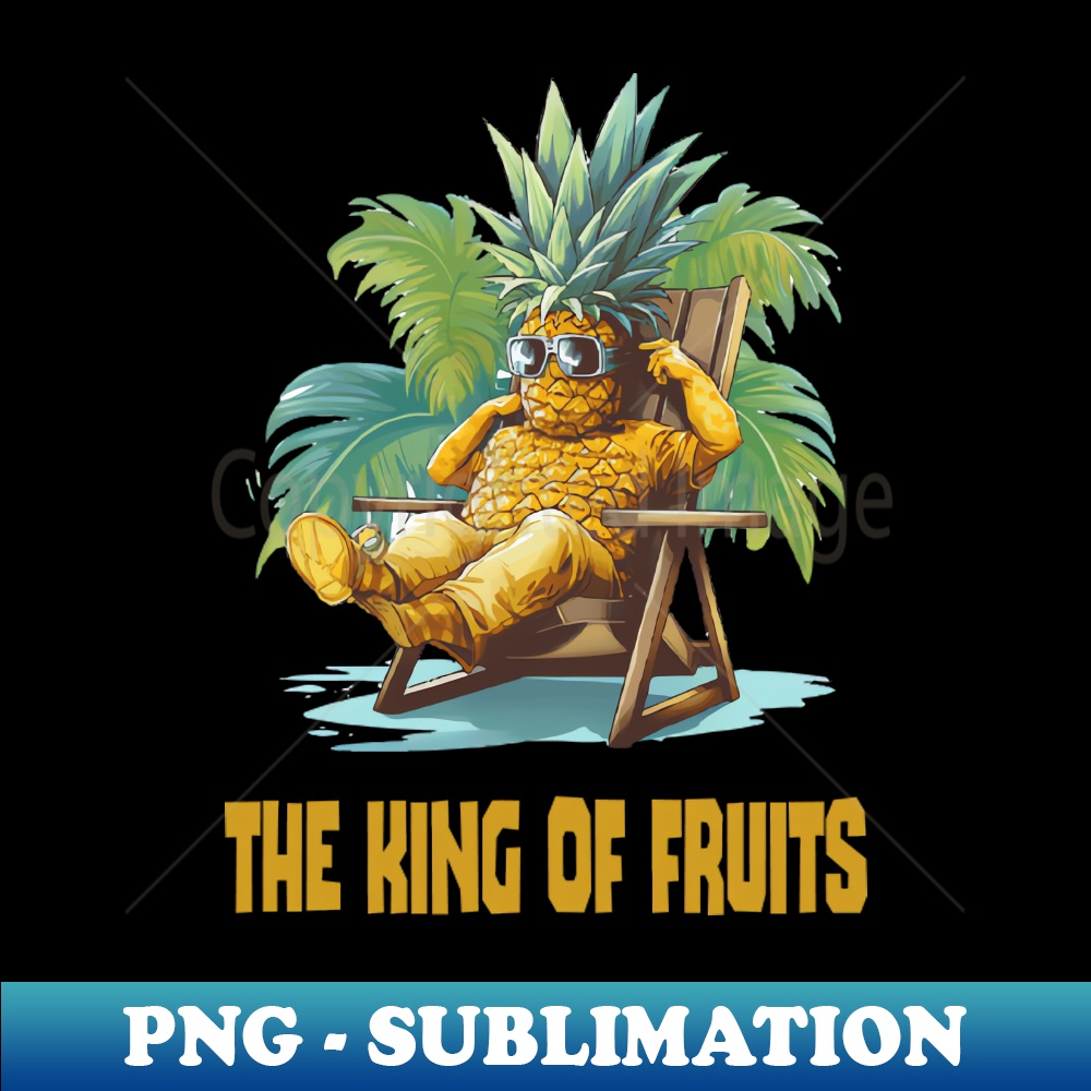 Pineapple the king of fruits - PNG Transparent Digital Downl - Inspire ...