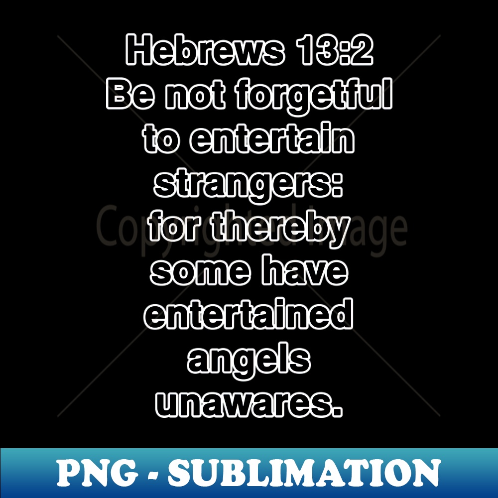 Hebrews 132 King James Version KJV Bible Verse Typography - - Inspire ...