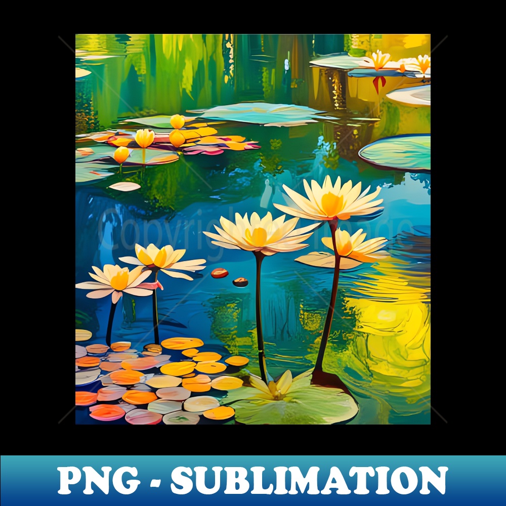 Water Lilies tribute to Monet - Artistic Sublimation Digital | Inspire ...