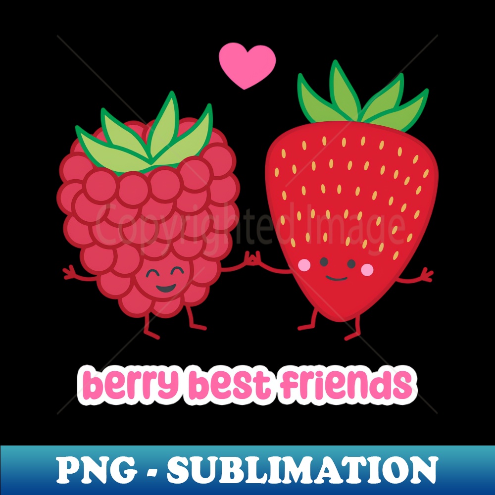 Berry Best Friends by queenies cards - PNG Transparent Digi - Inspire ...