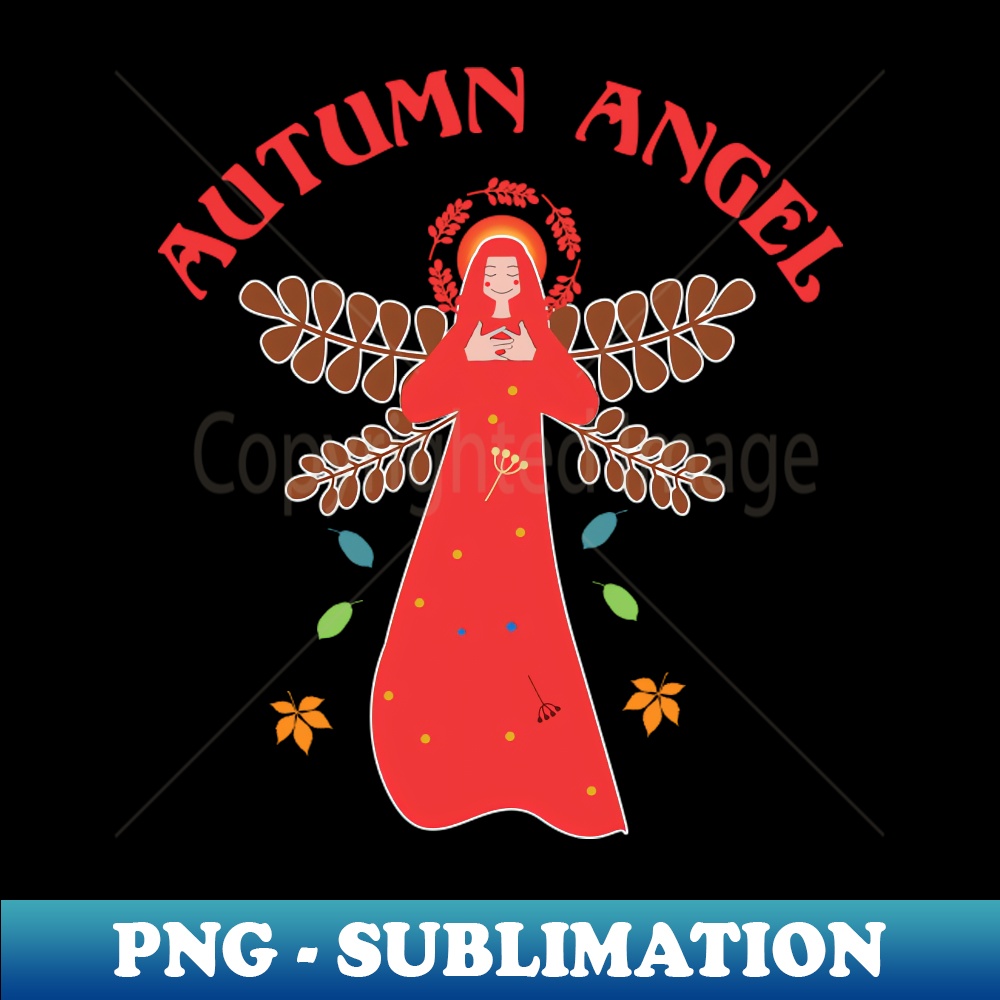 Autumn Angel - Premium PNG Sublimation File - Fashionable an | Inspire ...