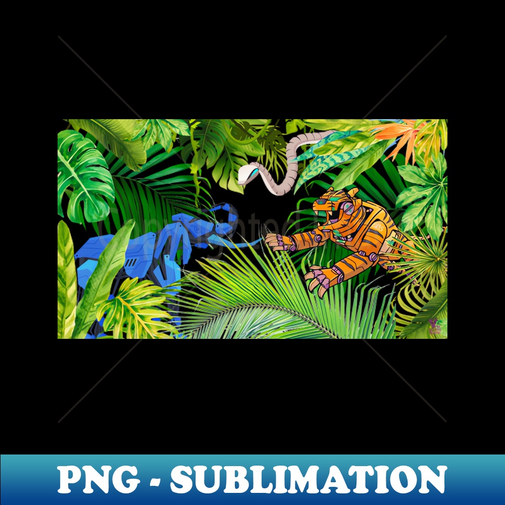 Futuristic Jungle - PNG Transparent Sublimation File - Boost | Inspire ...