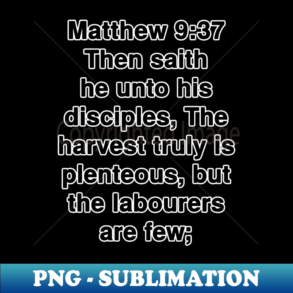 Matthew 937 King James Version KJV Bible Verse Typography - | Inspire ...