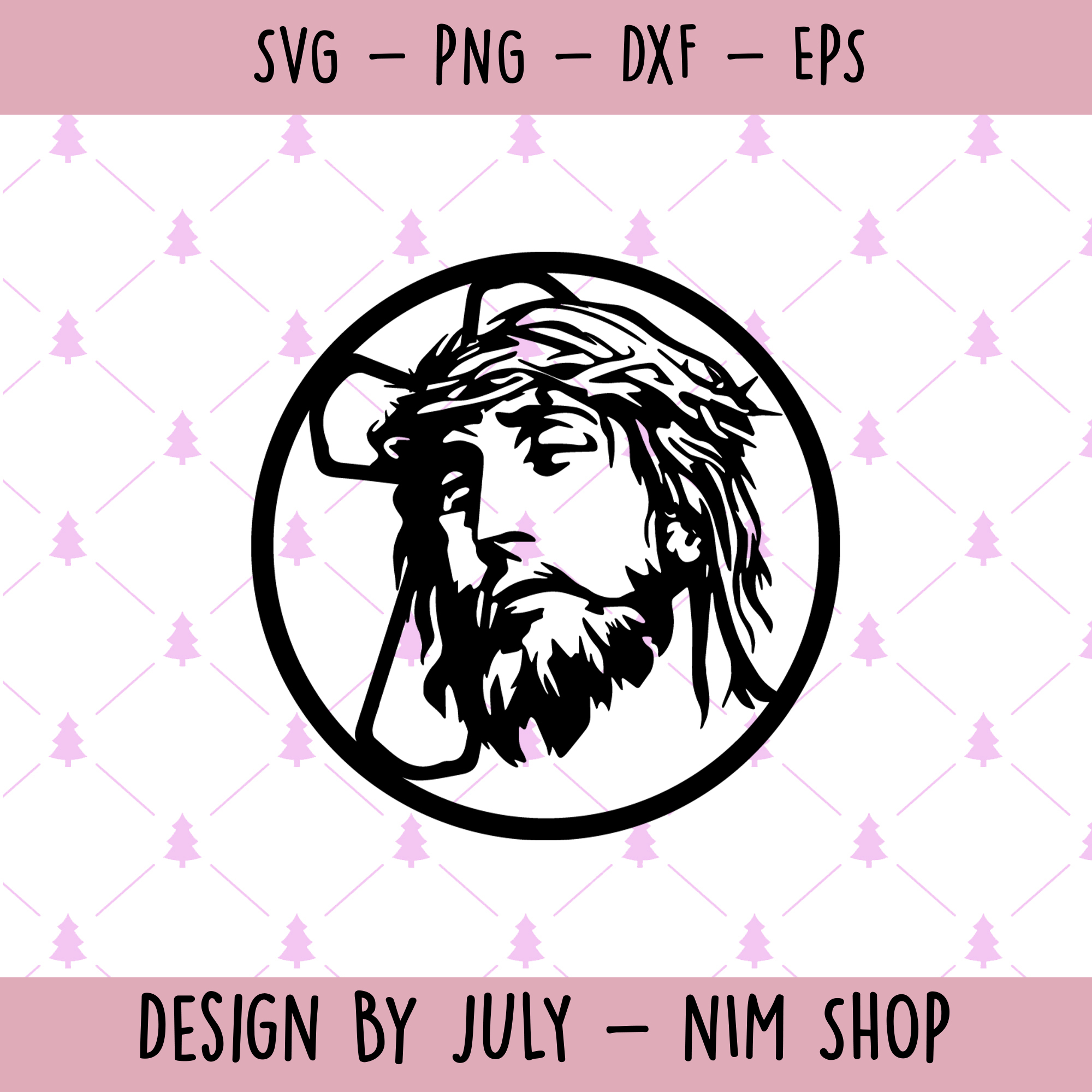 Christian Jesus on the cross SVG file format | Inspire Uplift