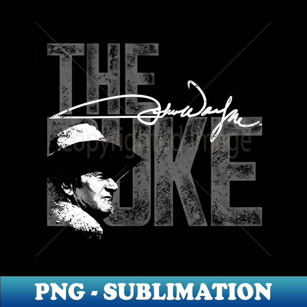 JOHN WAYNE Signature - Sublimation-Ready PNG File - Enhance | Inspire Uplift