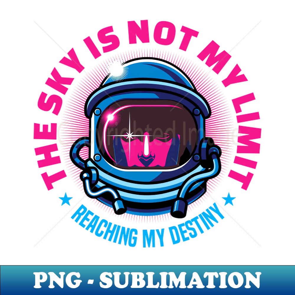 The Sky Is Not My Limit Reaching My Destiny Motivational - | Inspire Uplift