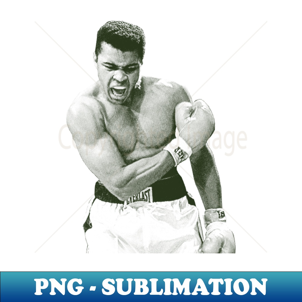muhammad ali engraving - High-Resolution PNG Sublimation Fil | Inspire ...