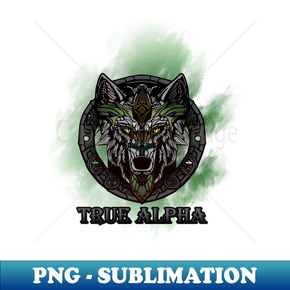 True Alpha - Wolf - Elegant Sublimation PNG Download - Creat | Inspire ...