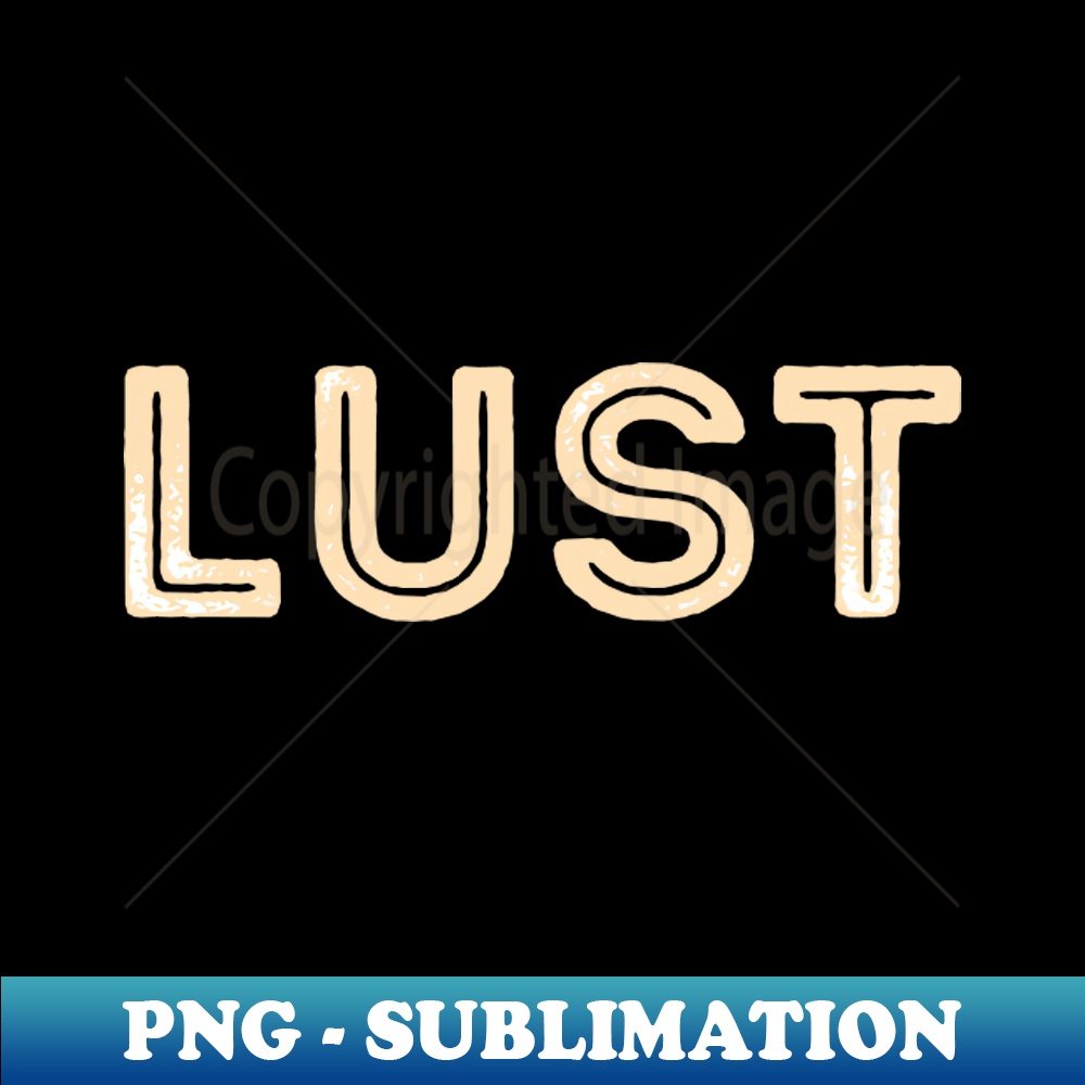 Rustic Capital Letters Word LUST in Cream - Special Edition - Inspire ...