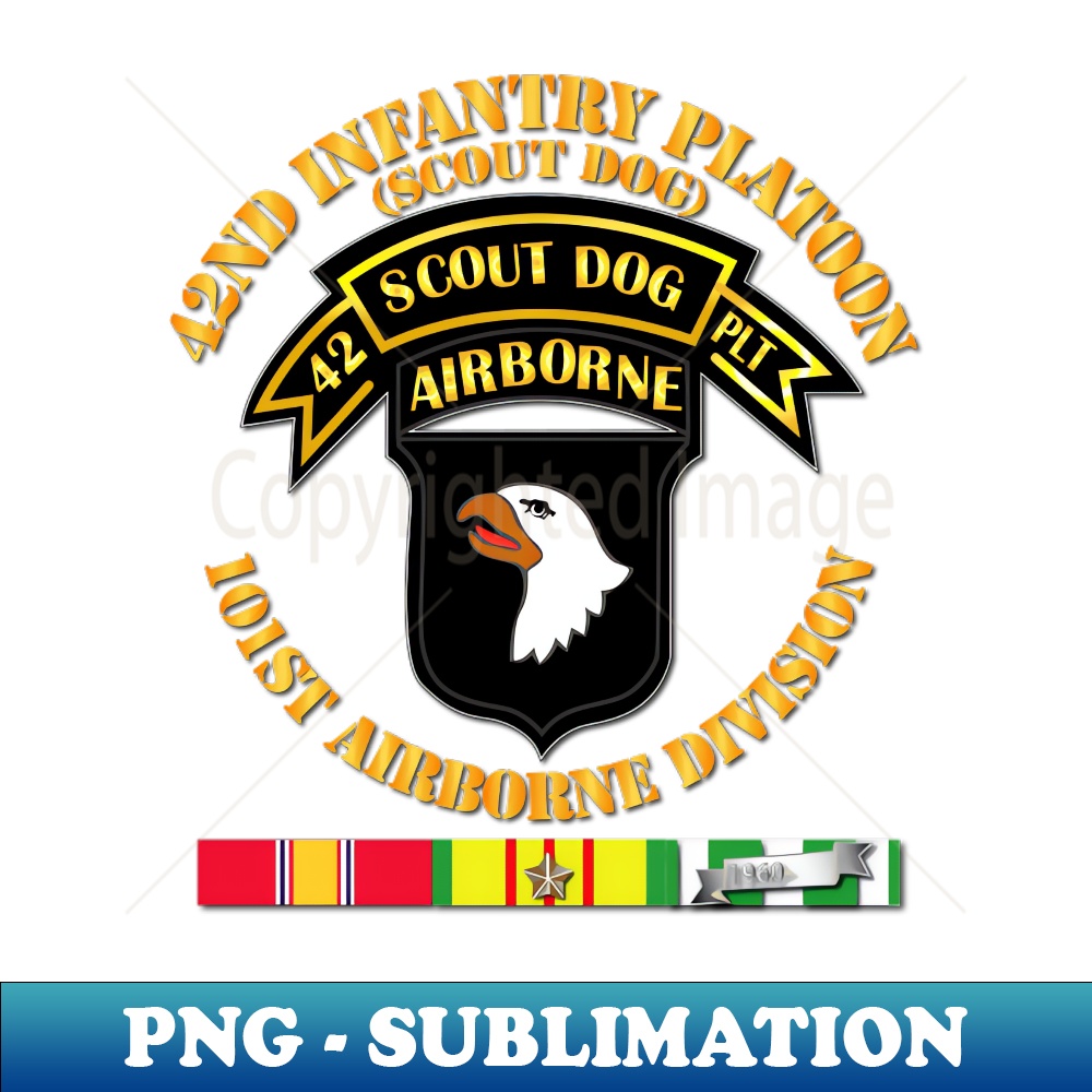 42nd Infantry Platoon - Scout Dog - w VN SVC - Trendy Sublim | Inspire ...