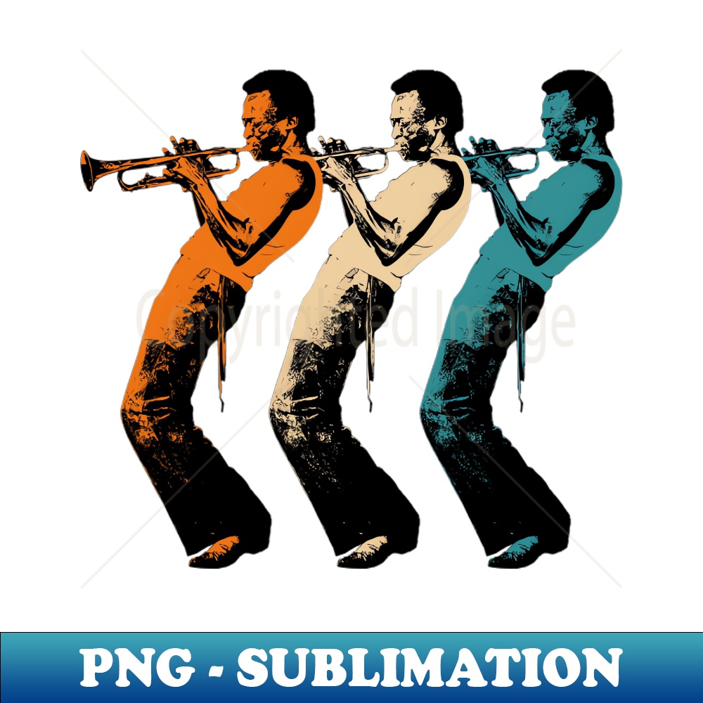 Classic Miles Davis Trumpet - Exclusive PNG Sublimation Down | Inspire ...