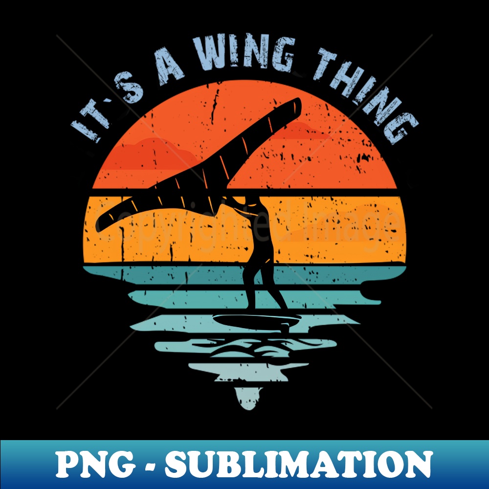 Its a wing thing Vintage Retro Wing Foil Wing Surf Wingfoile | Inspire ...