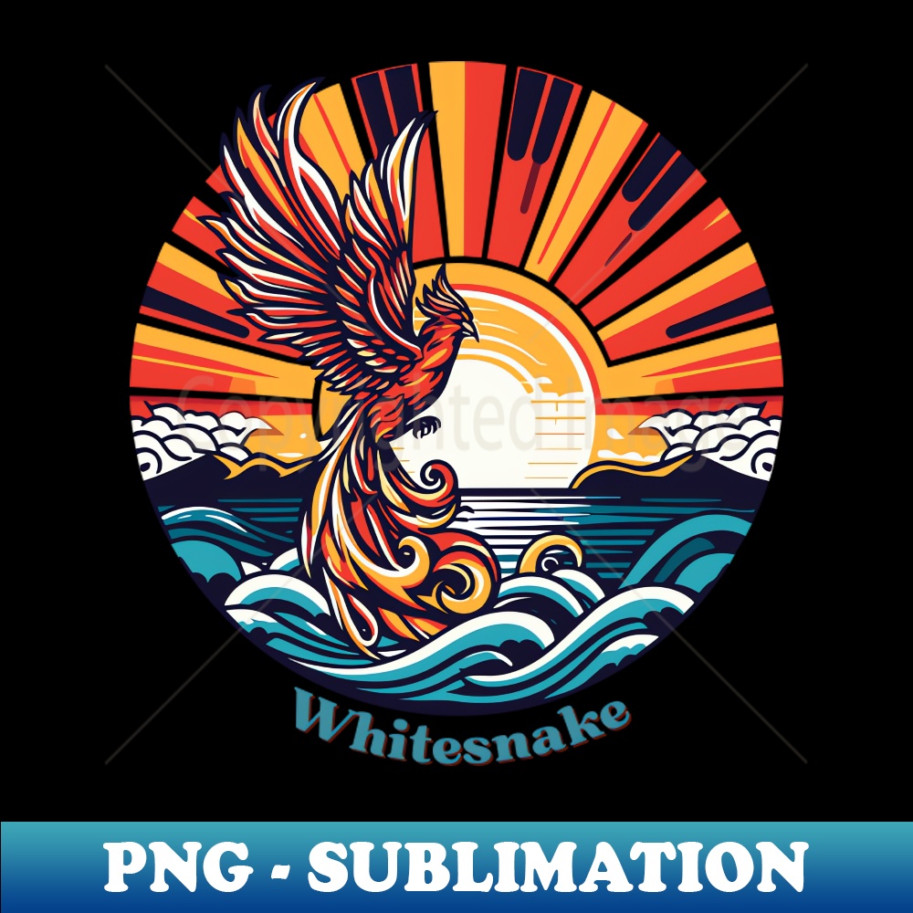 Whitesnake - PNG Transparent Digital Download File for Subli - Inspire ...