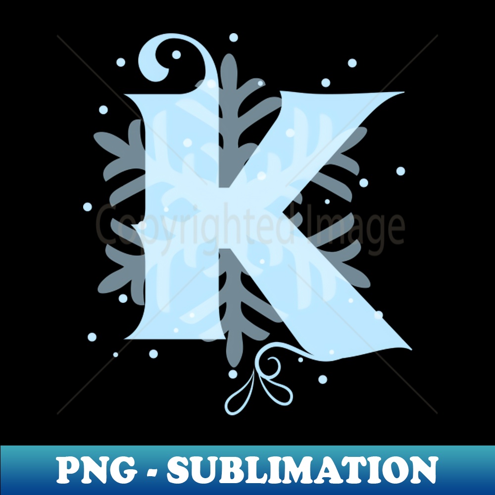 Winter Letter K - Creative Sublimation PNG Download - Boost - Inspire ...