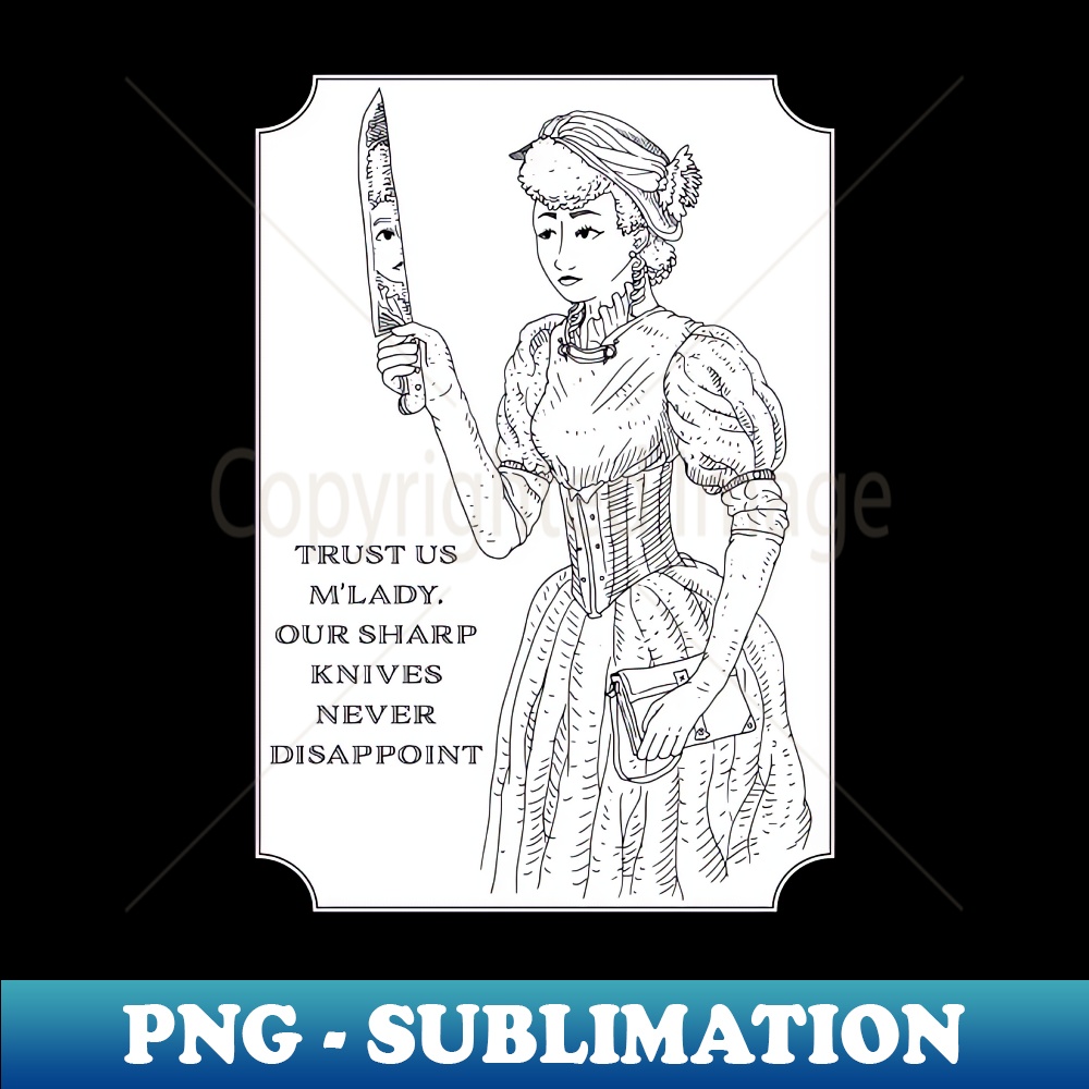 sharp knives vintage newspaper art - High-Resolution PNG Sub - Inspire ...