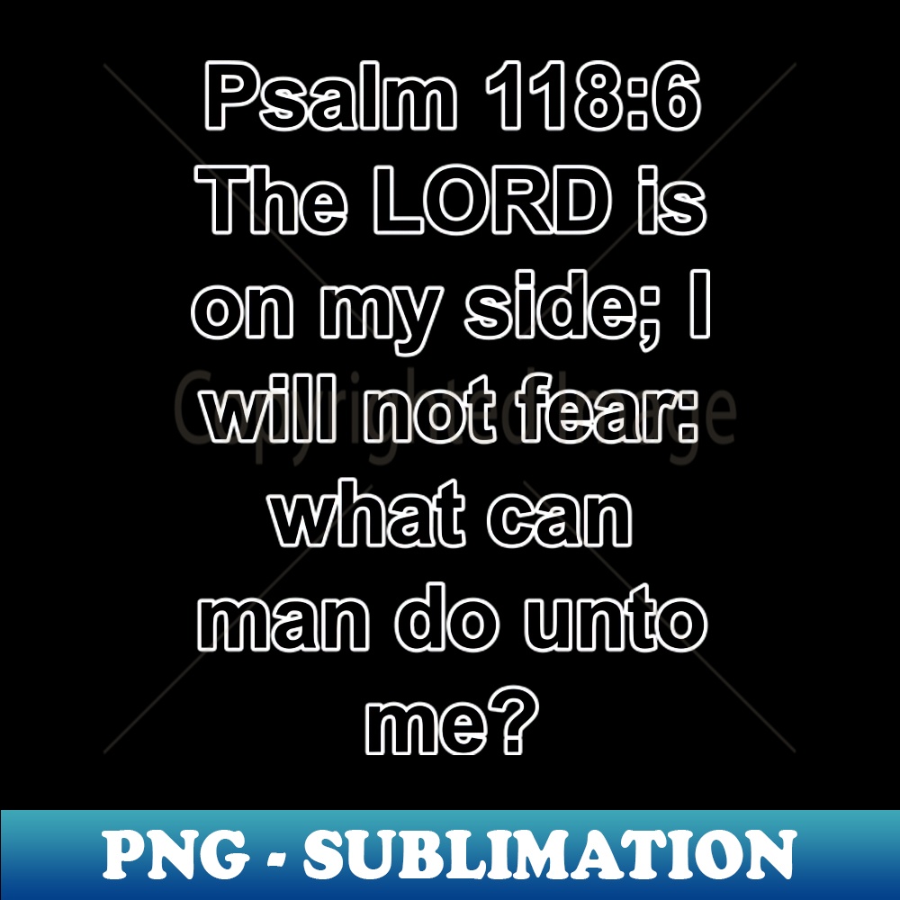 Psalm 1186 King James Version KJV Bible Verse Typography - S | Inspire ...