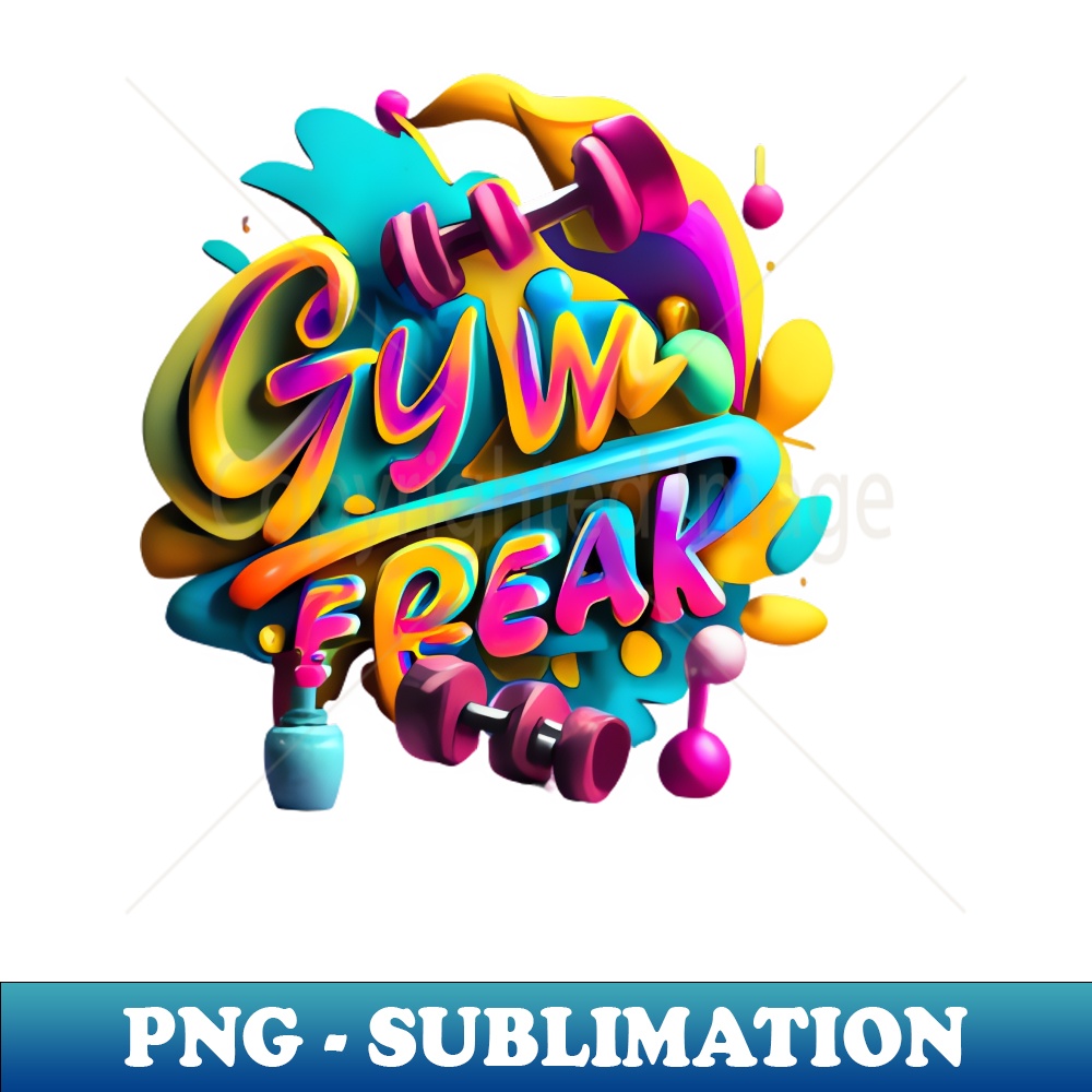 Gym Freak Design - Creative Sublimation PNG Download - Stunn | Inspire ...