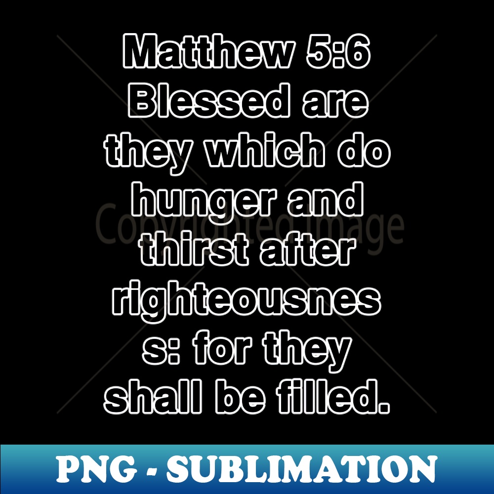 Matthew 56 King James Version KJV Bible Verse Typography - - Inspire Uplift