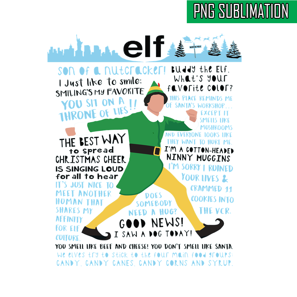 Elf quotes svg | Inspire Uplift