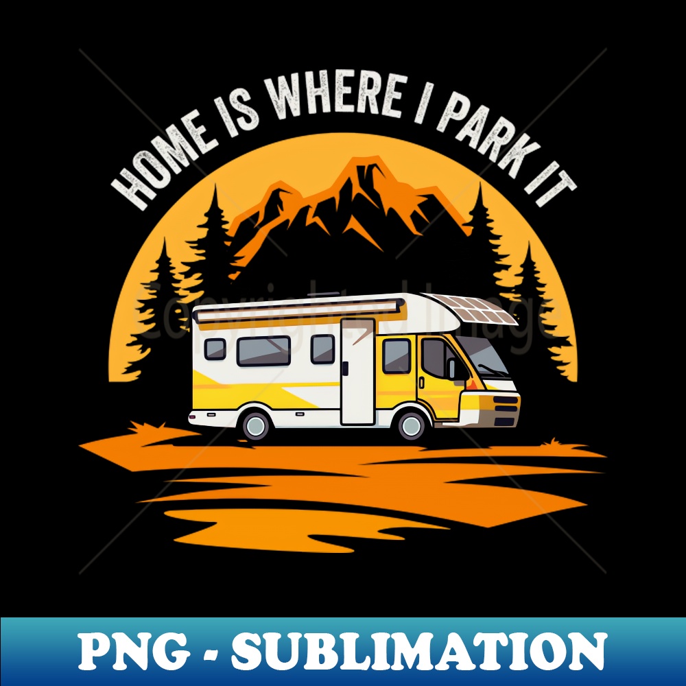 Happy Camper motorhome RV design - Sublimation-Ready PNG Fil | Inspire ...