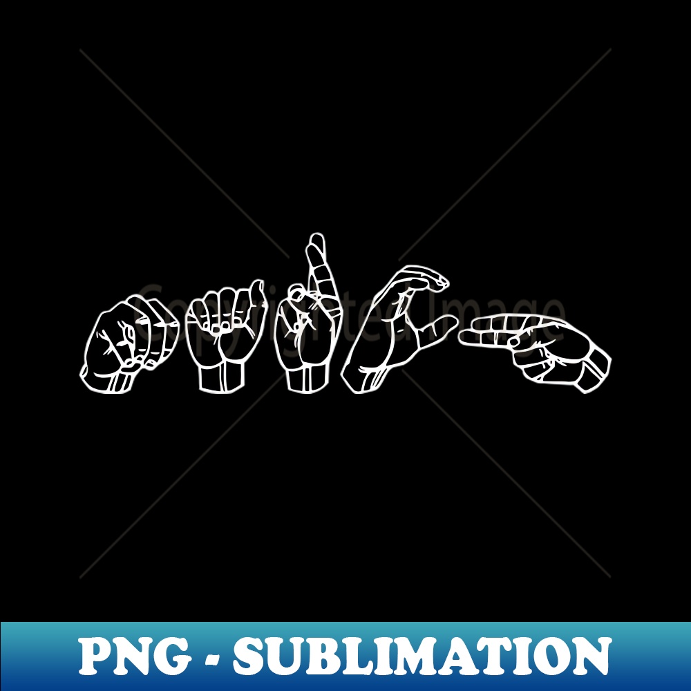 MARCH ASL Sign Language Design - Instant Sublimation Digital | Inspire ...