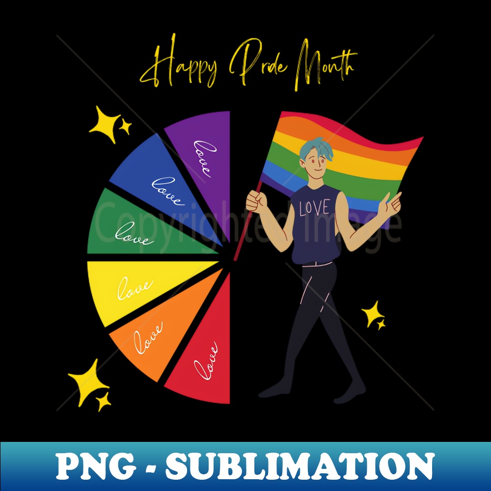 Happy Pride Month Pride Pride Month - Decorative Sublimati | Inspire Uplift