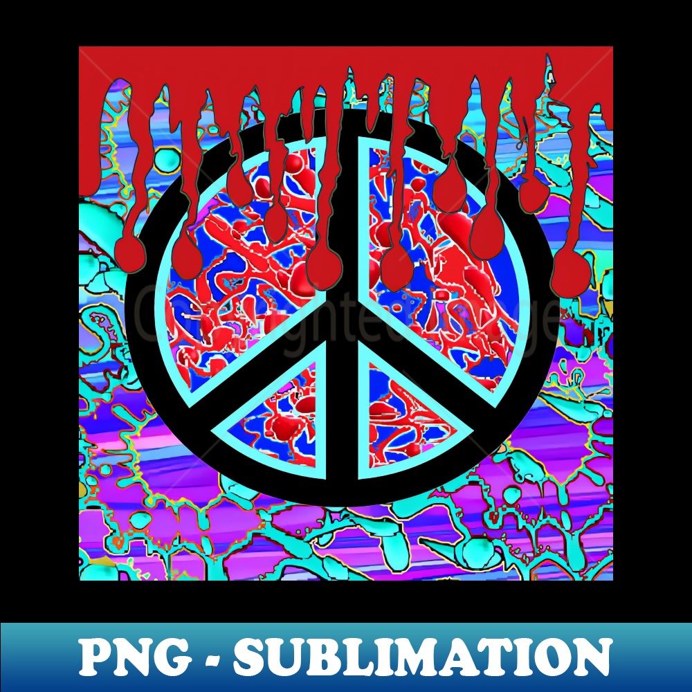 Peace Tag Red - Special Edition Sublimation PNG File - Creat | Inspire ...