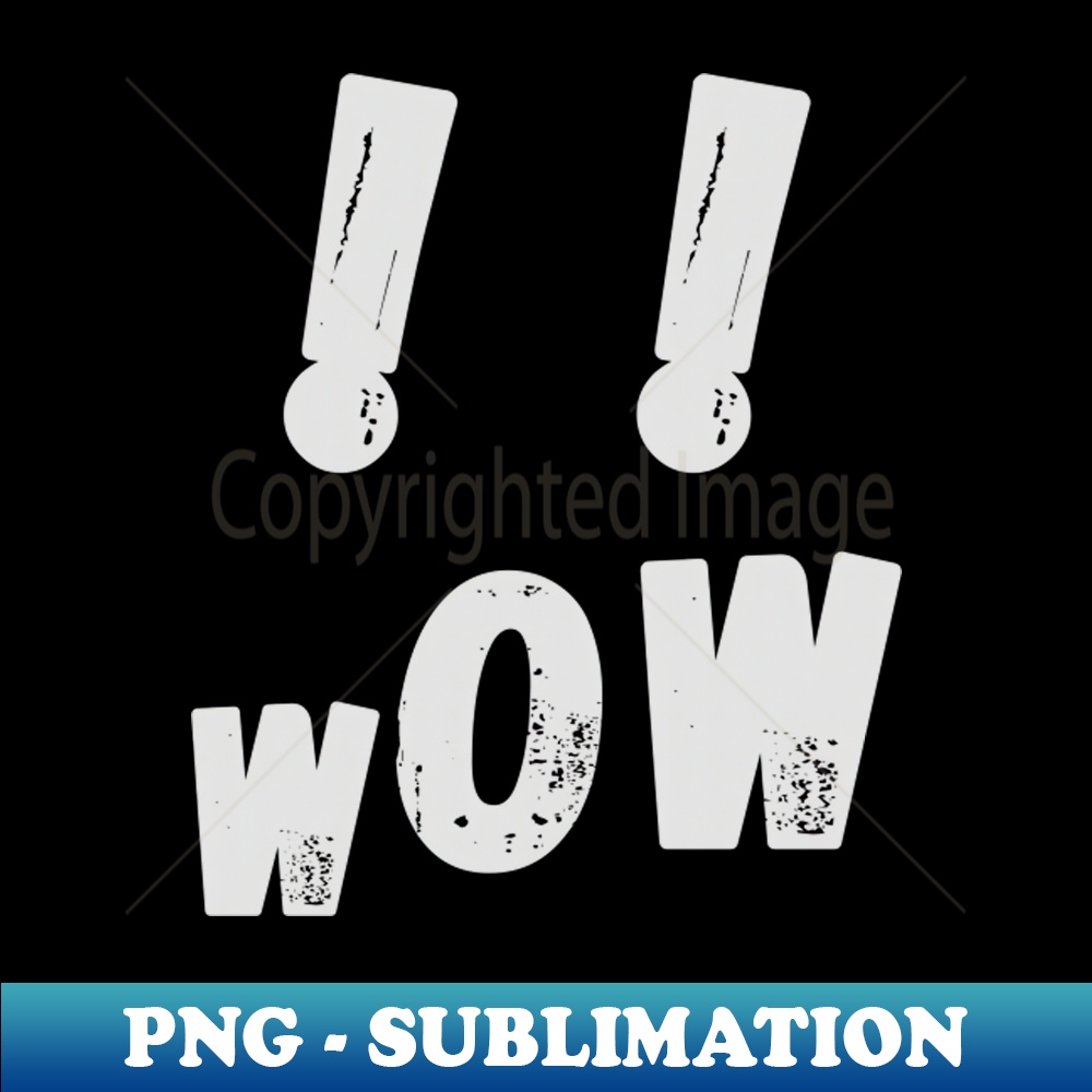 Wow screaming face white exclamation marks on a black backgr | Inspire ...