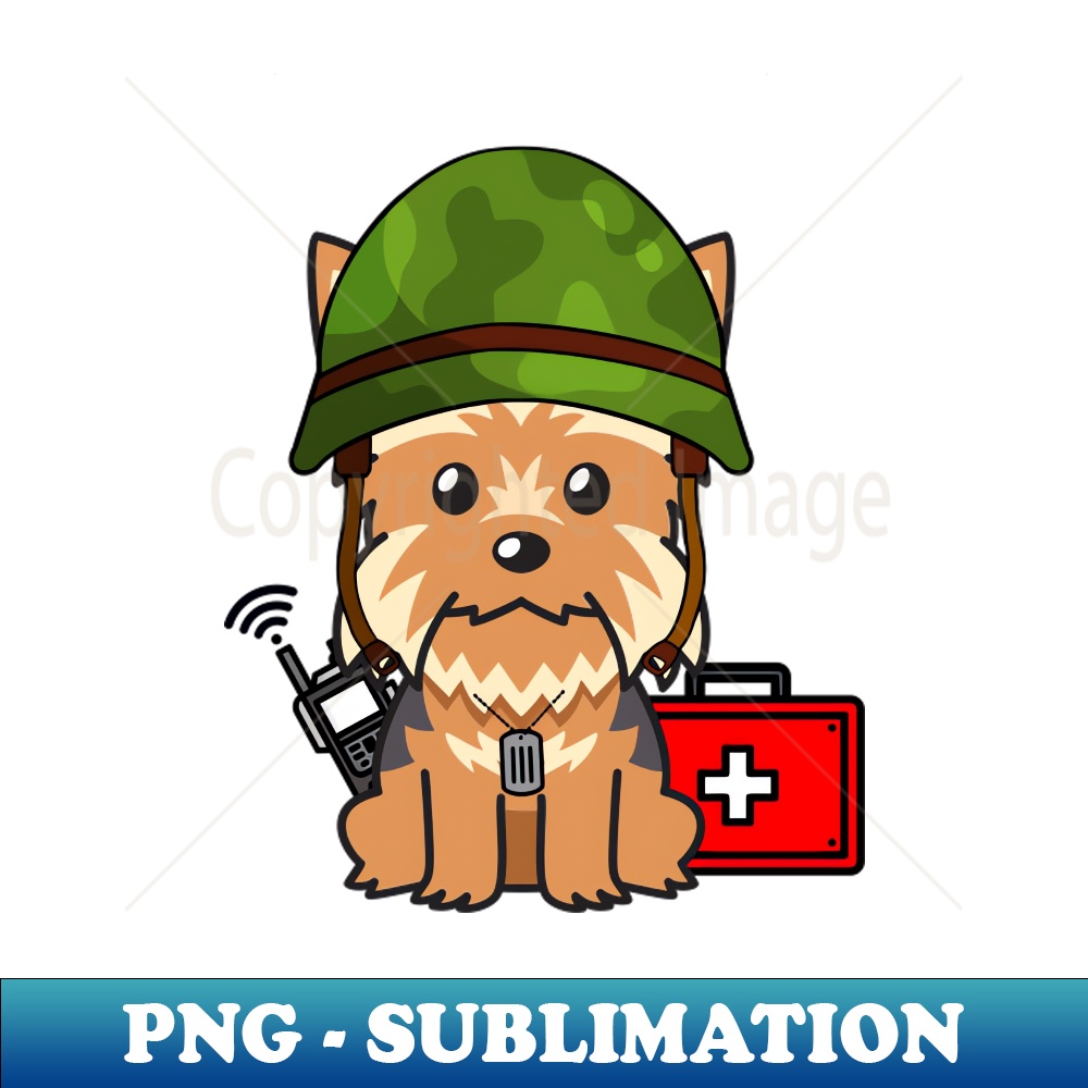 Yorkshire Terrier Army Dog - Professional Sublimation Digita - Inspire ...