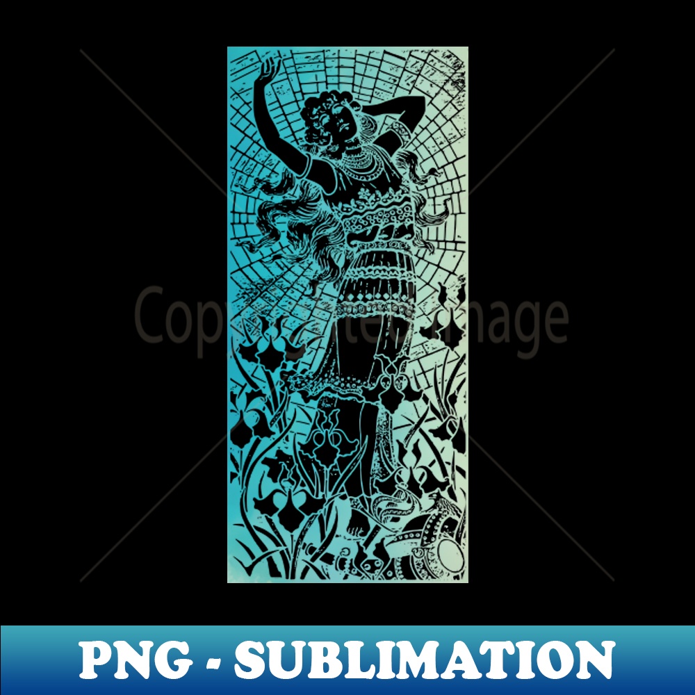 Woman In Web in Sky - PNG Transparent Digital Download File - Inspire ...