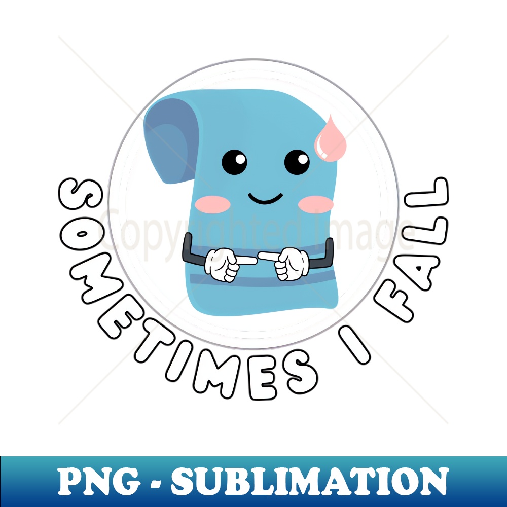 Cute towel sometimes I fall - Exclusive PNG Sublimation Down | Inspire ...
