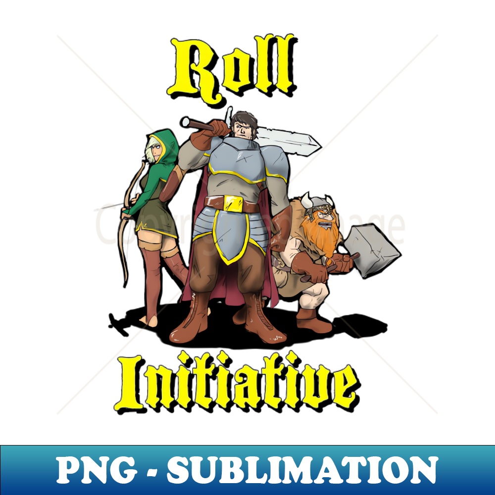 Roll Initiative - Instant Sublimation Digital Download - Tra - Inspire ...