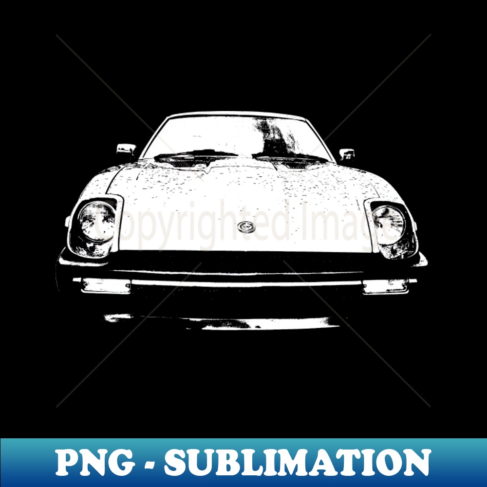 Datsun 280ZX classic car monoblock white - Sublimation-Ready - Inspire ...