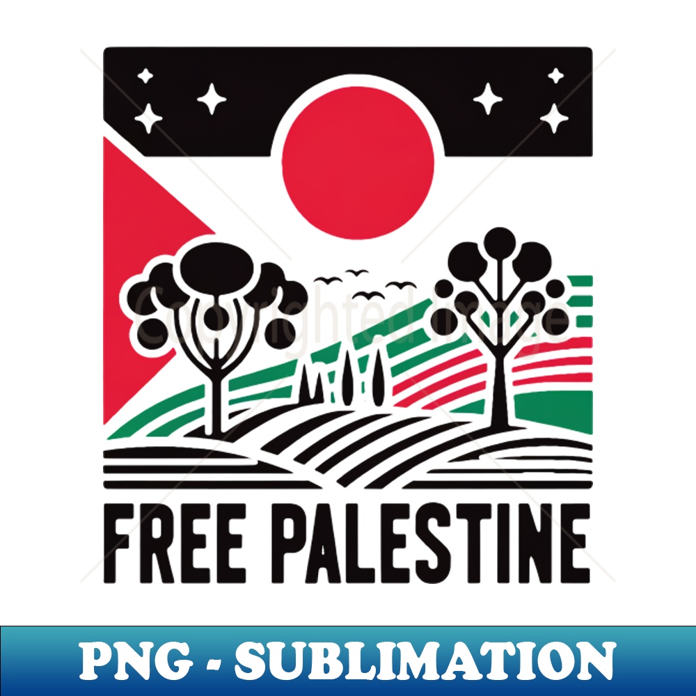 Free Palestine - Signature Sublimation PNG File - Unlock Vib - Inspire ...