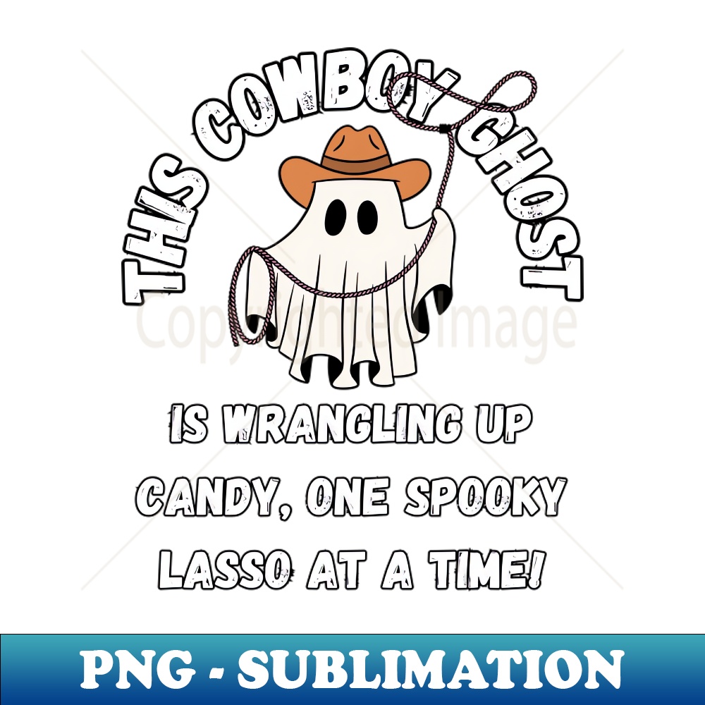 This cowboy ghost is wrangling up candy one spooky lasso at | Inspire ...