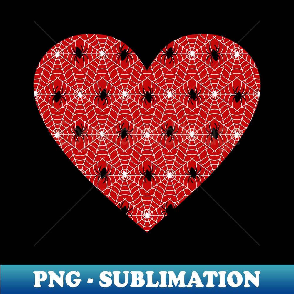 Spider Web Heart - Digital Sublimation Download File - Perfe | Inspire ...