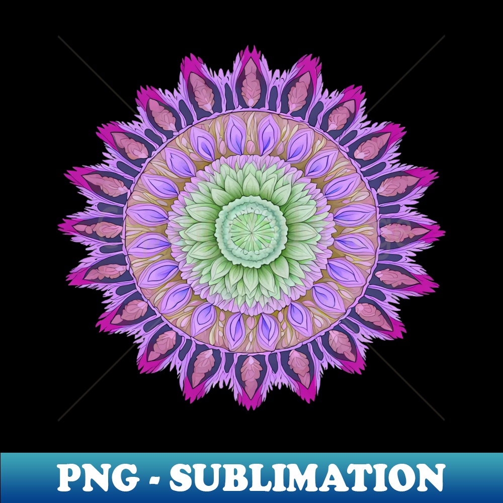 Abstract Circle Pattern With Floral Elements 9 - Signature S | Inspire ...