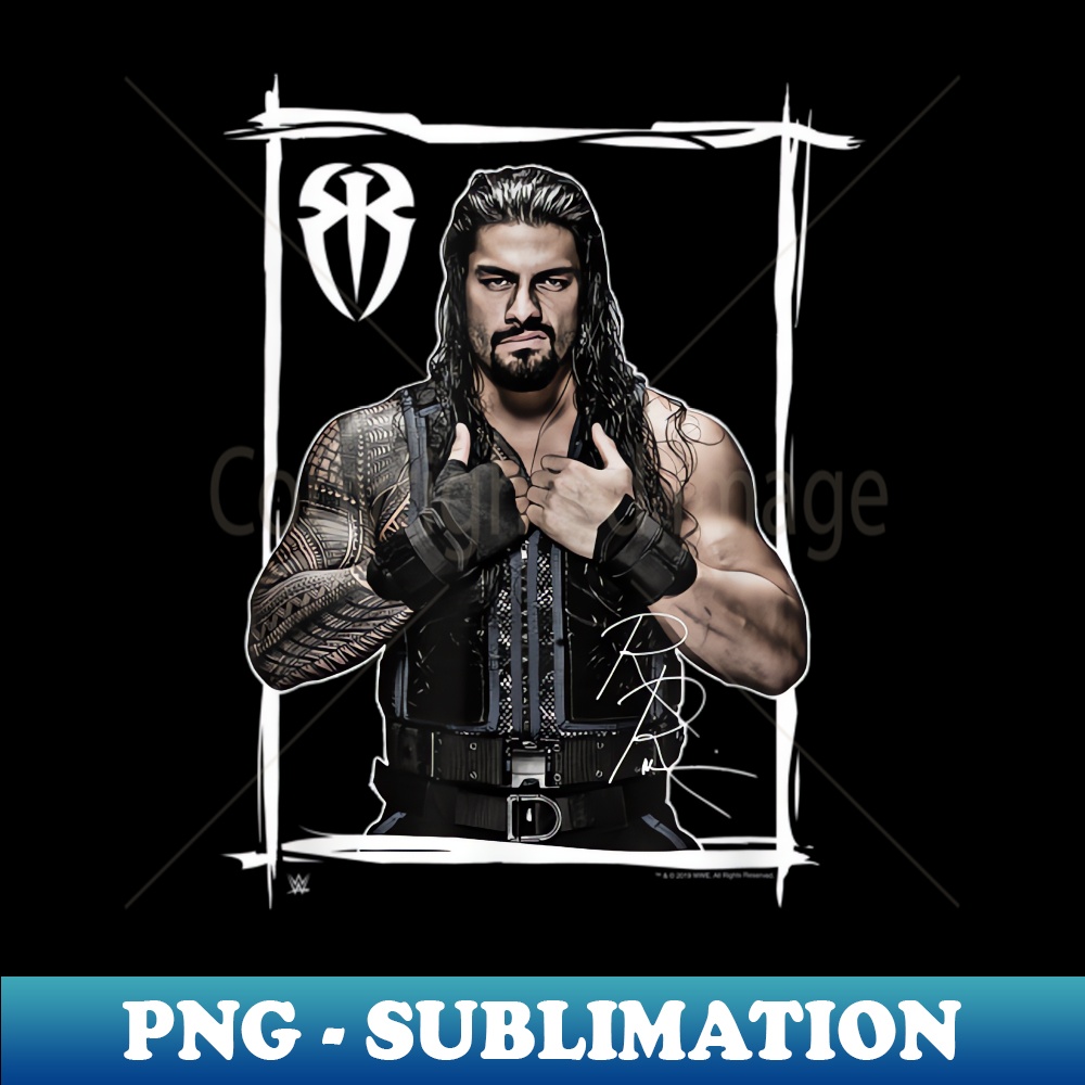 Roman Reigns Pose - Retro PNG Sublimation Digital Download - | Inspire ...