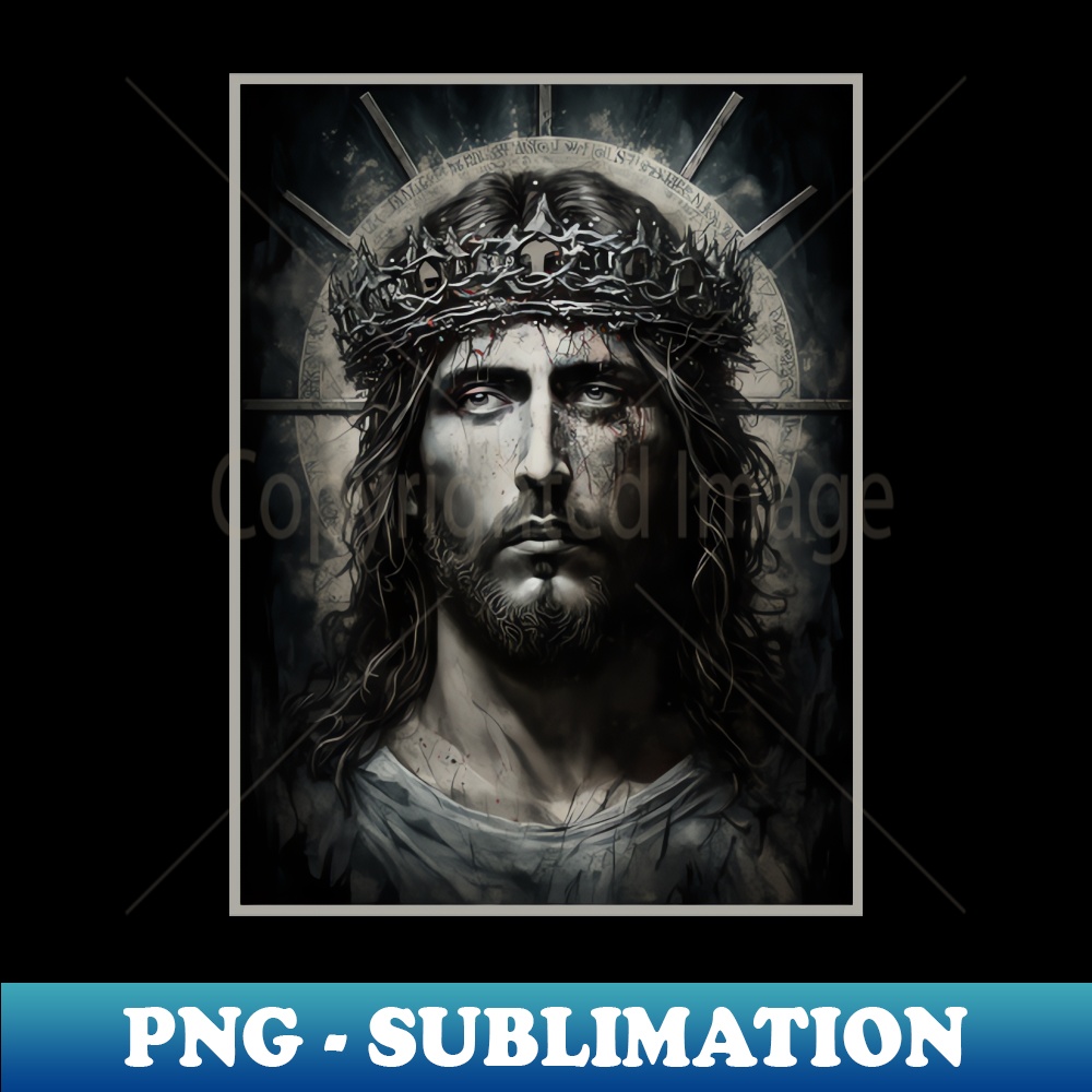Jesus Christ Gothic Art - Professional Sublimation Digital D - Inspire ...