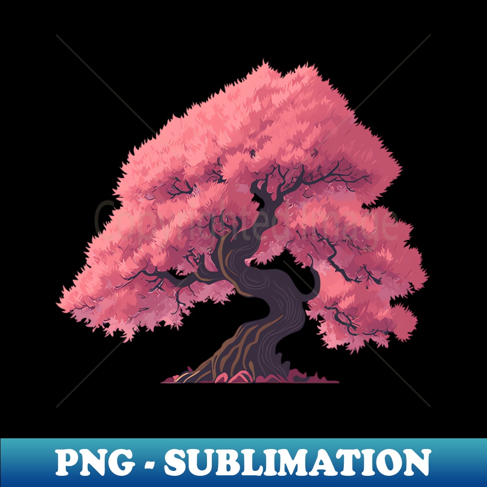 Sakura Tree in full bloom - Signature Sublimation PNG File - | Inspire Uplift