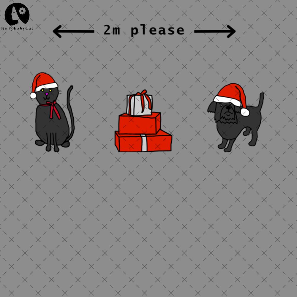 Social Distancing Cats and Dogs at Christmas PNG, Christmas | Inspire ...