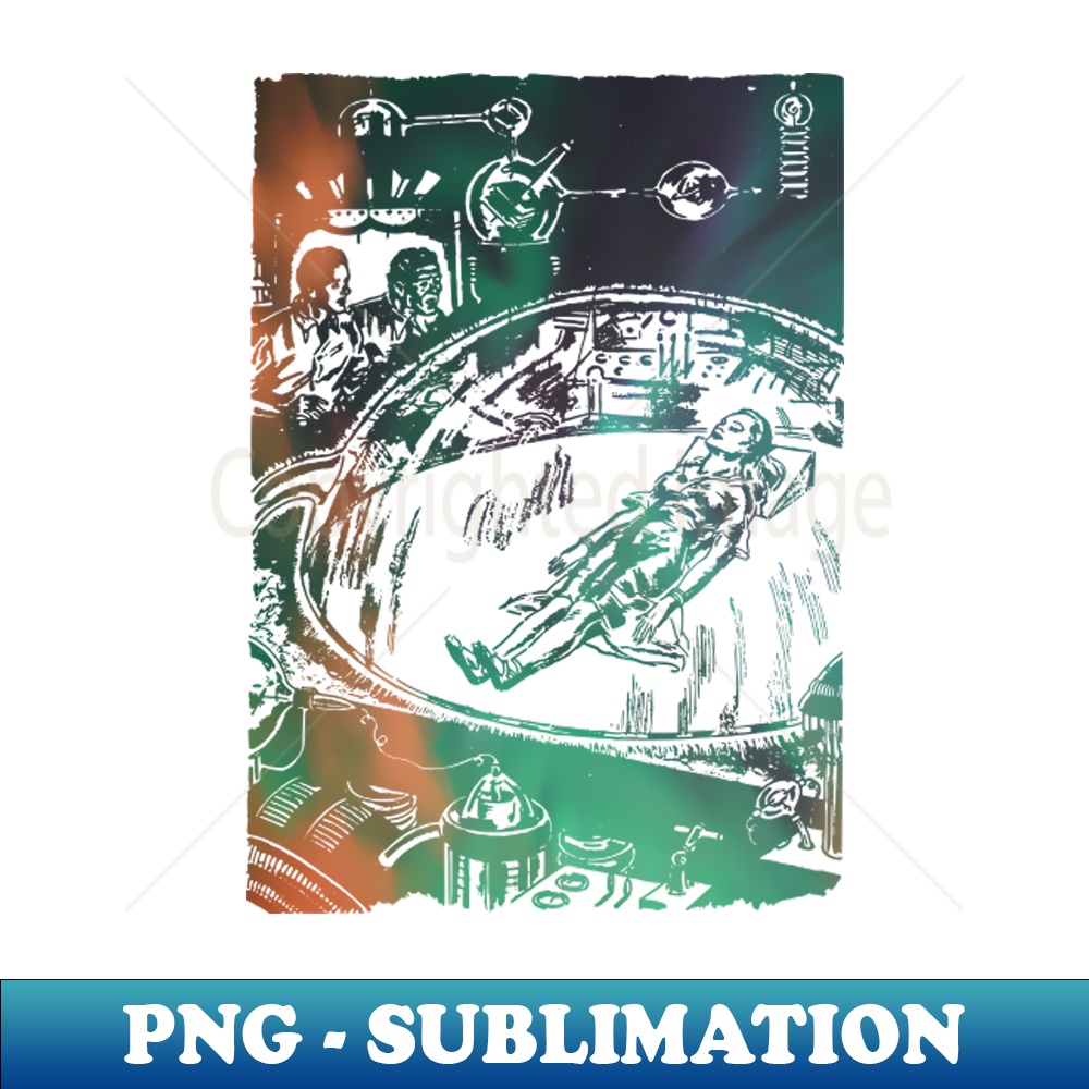 Space Specimen in Northern Lights - PNG Sublimation Digital | Inspire ...