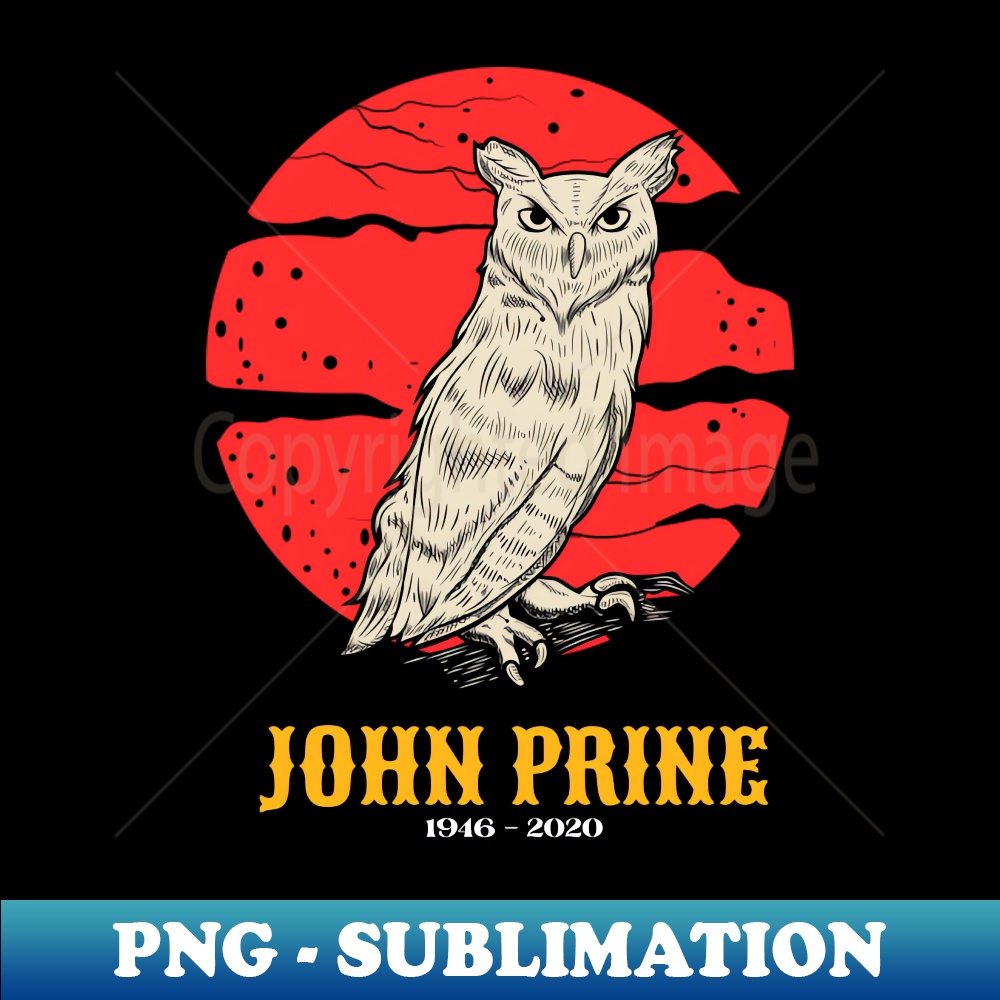 John Prine Retro 70s Style Fan Art Design - Digital Sublimat - Inspire ...