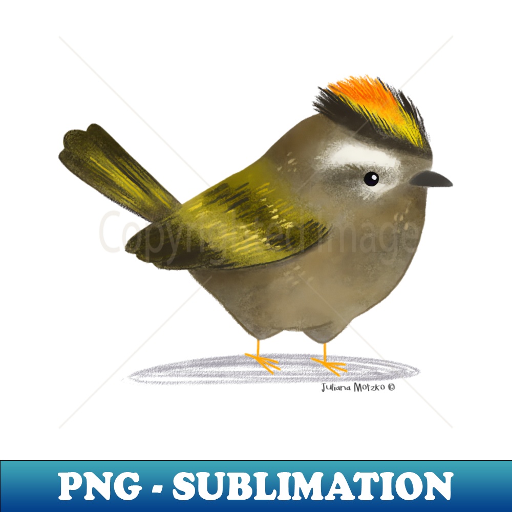 Golden Crowned Kinglet Bird - High-Resolution PNG Sublimatio | Inspire ...