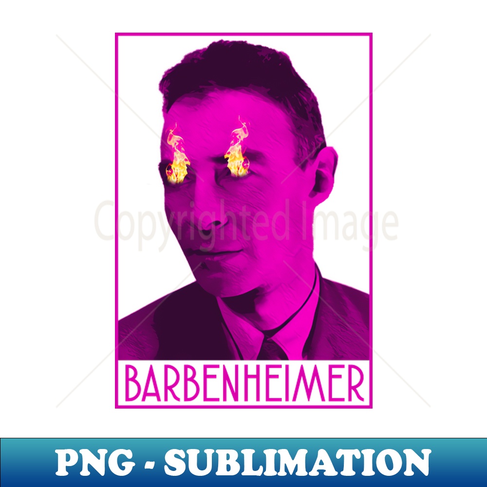 Barbie x Oppenheimer - PNG Transparent Sublimation File - Un | Inspire ...