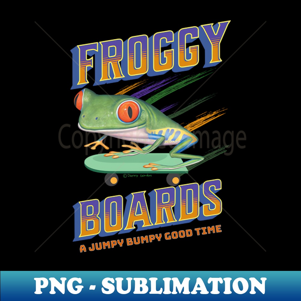 Cute and Funny Froggy Boards with a Red eyed Tree Frog ridin | Inspire ...